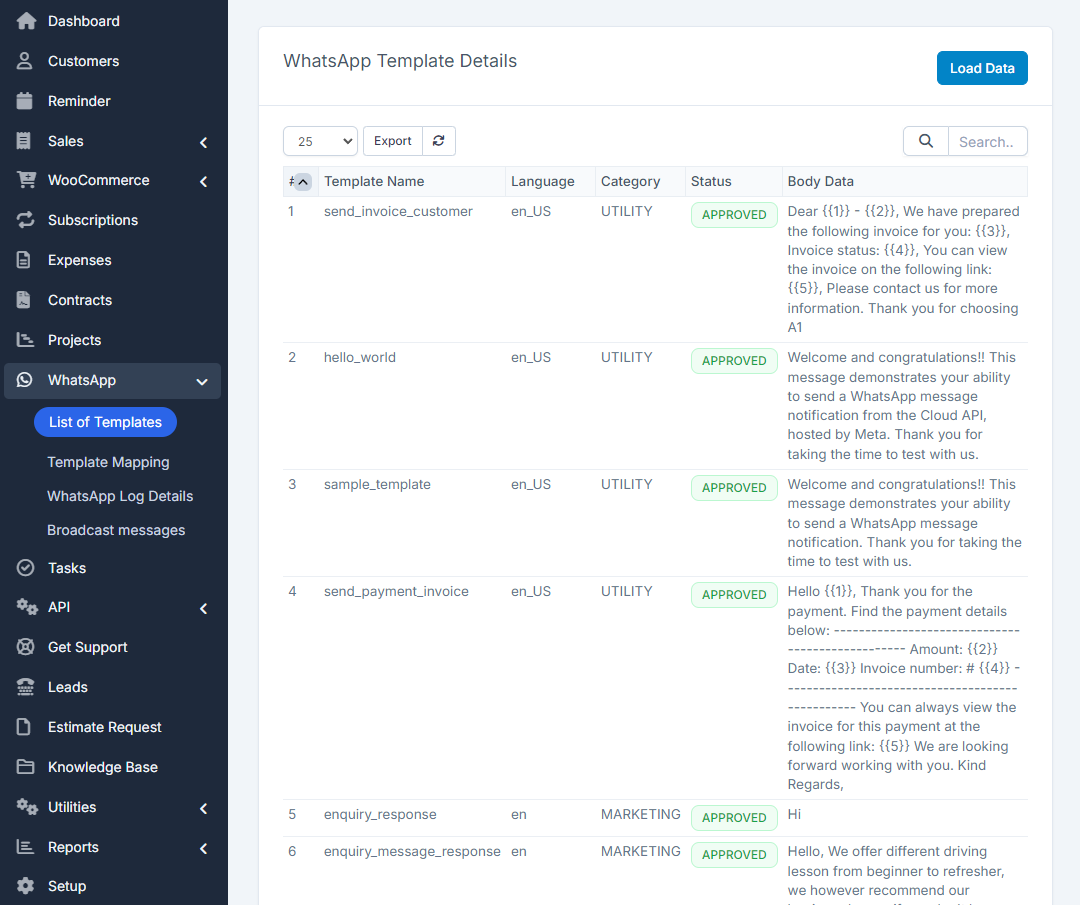 WhatsApp Cloud API Business Perfex CRM - Loja do App