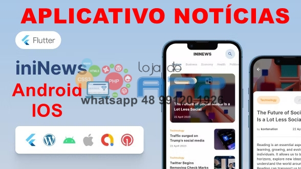 Aplicativo Notícias Android e IOS para Wordpress - Loja do App